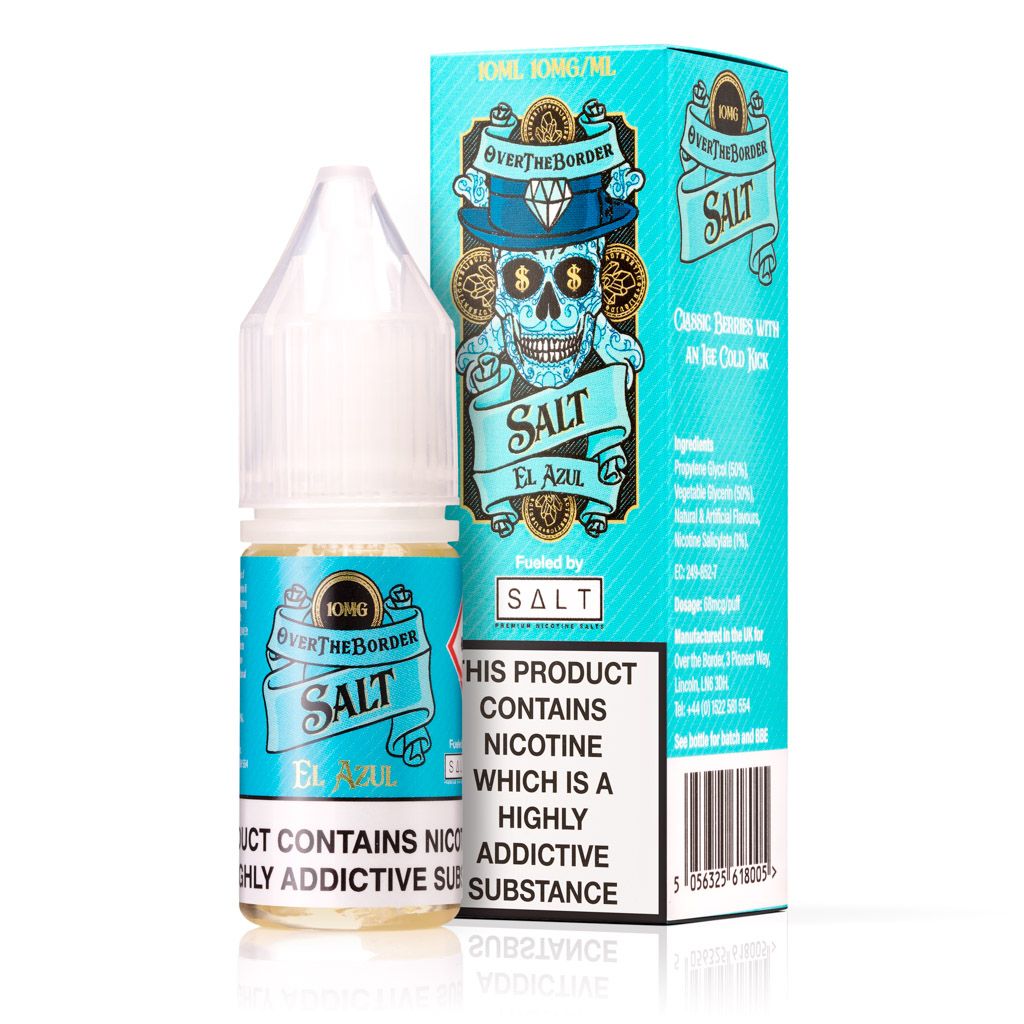 El Azul Nic Salt E-Liquid by Over The Border | Buy Online | Vape Green